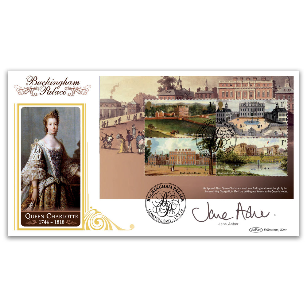 2014 Buckingham Palace PSB BLCS Cover 1 - (P1) 4x1st Signed Jane Asher