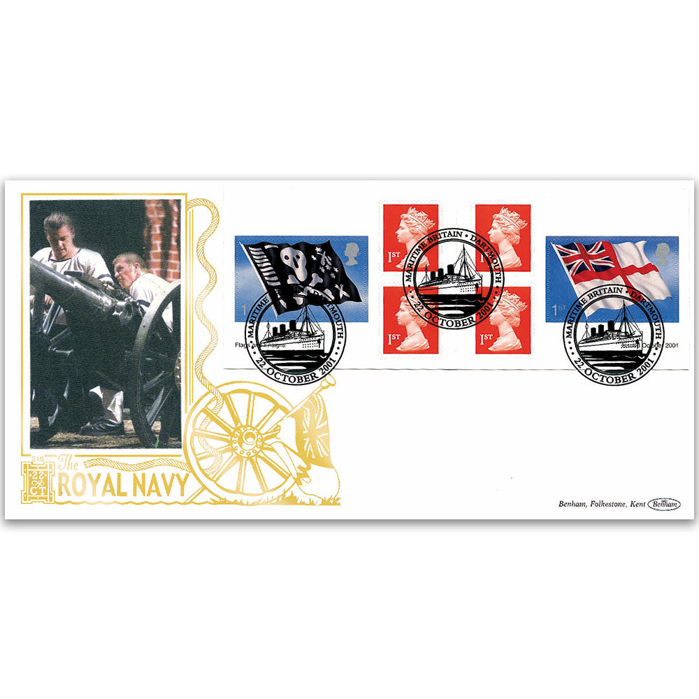 2001 Royal Navy Flags and Ensigns Retail Booklet GOLD 500 2001 Royal Navy Flags and Ensigns Retail Booklet GOLD 500