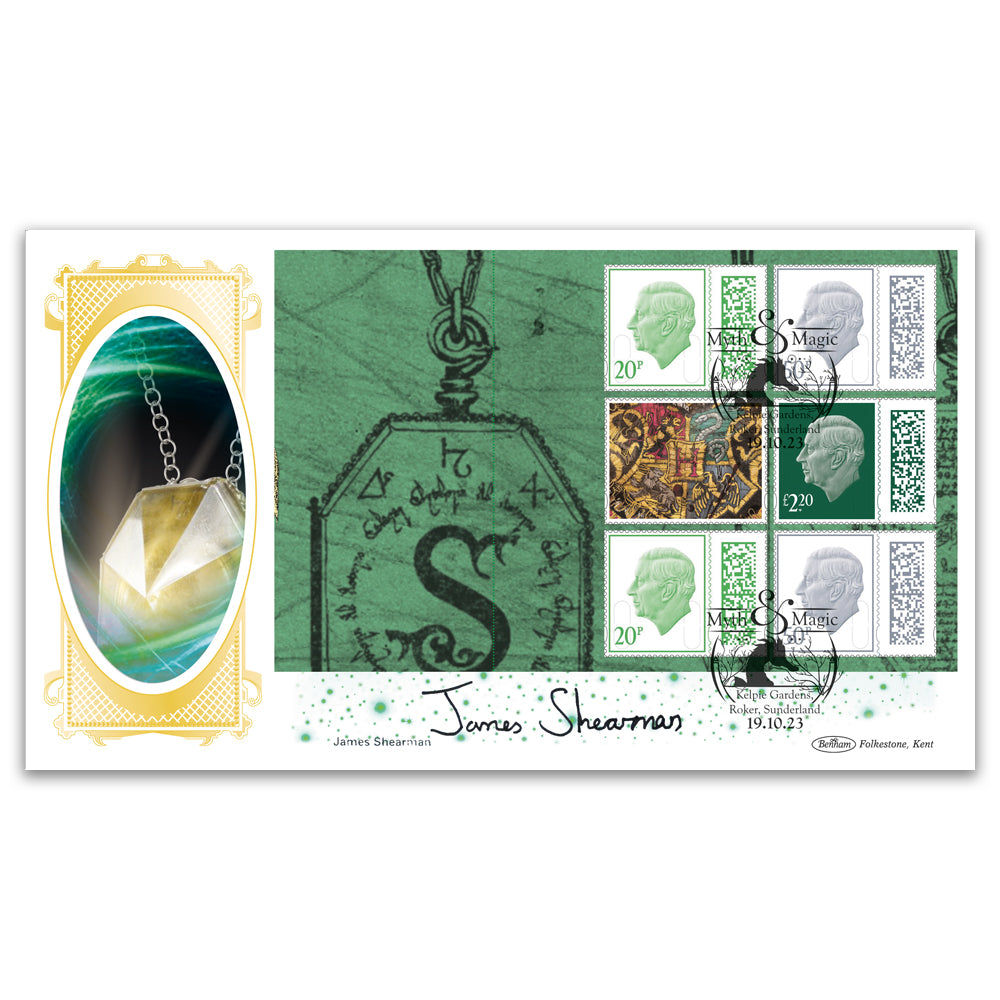 2023 Harry Potter PSB BLCS Cover 5 - (P2) Defin Pane Signed James Shea