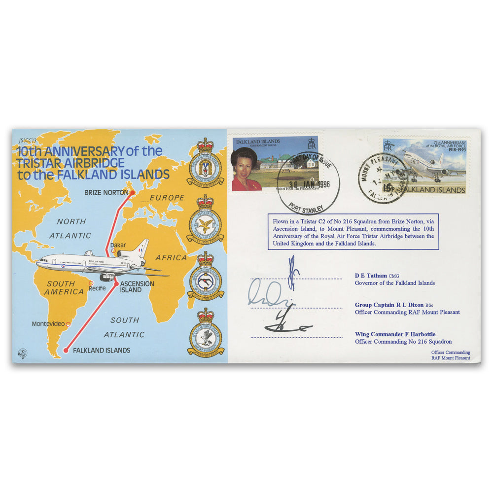 1995 10th Anniversary Tristar Airbridge - Signed Tatham, Dixon & Harbo