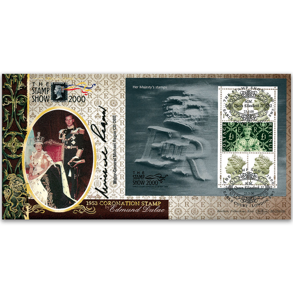 2000 Her Majesty's Stamps BLCS 2500 - Signed by Major General Michael