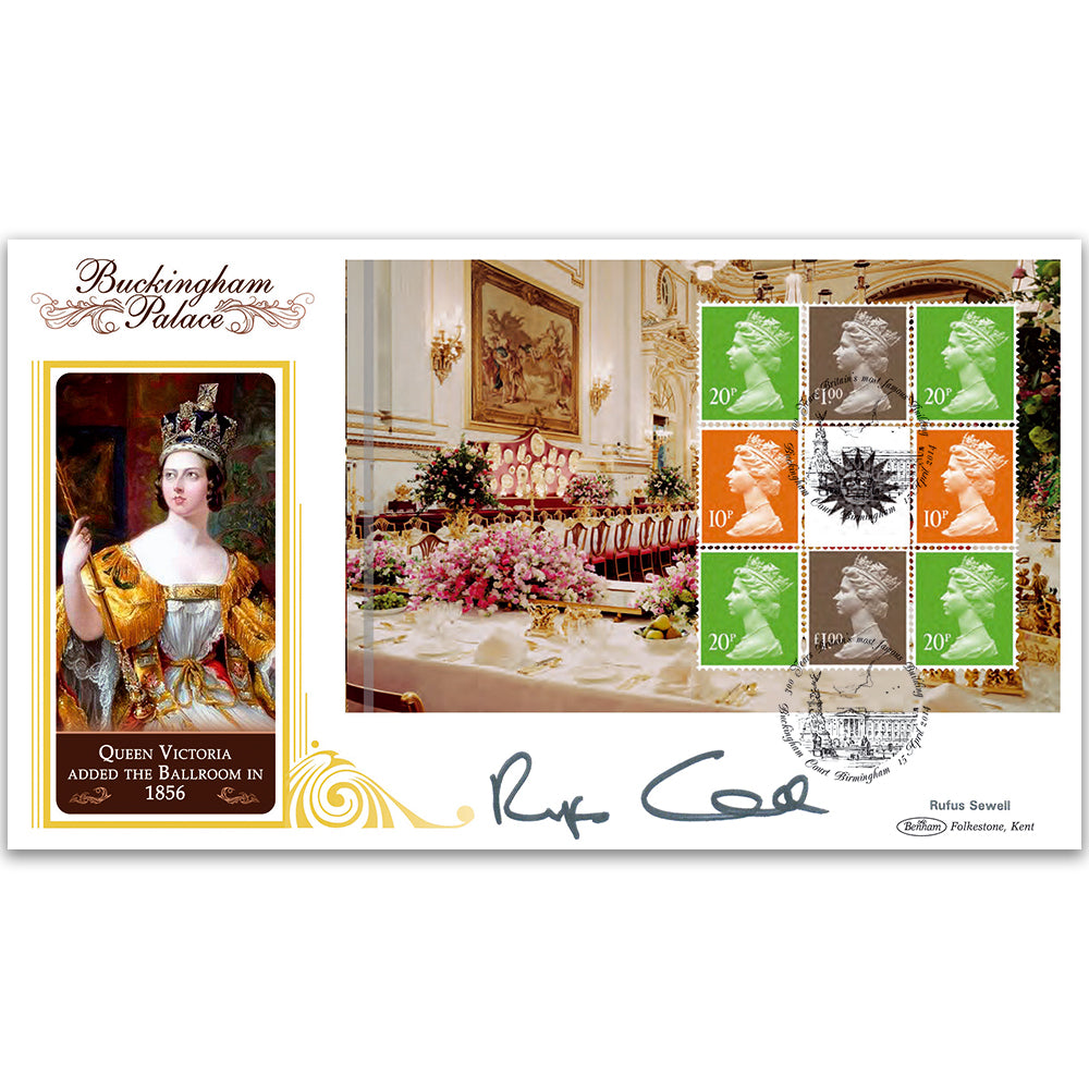 2014 Buckingham Palace PSB BLCS Cover 4 - Pane 3 Definitives - Signed