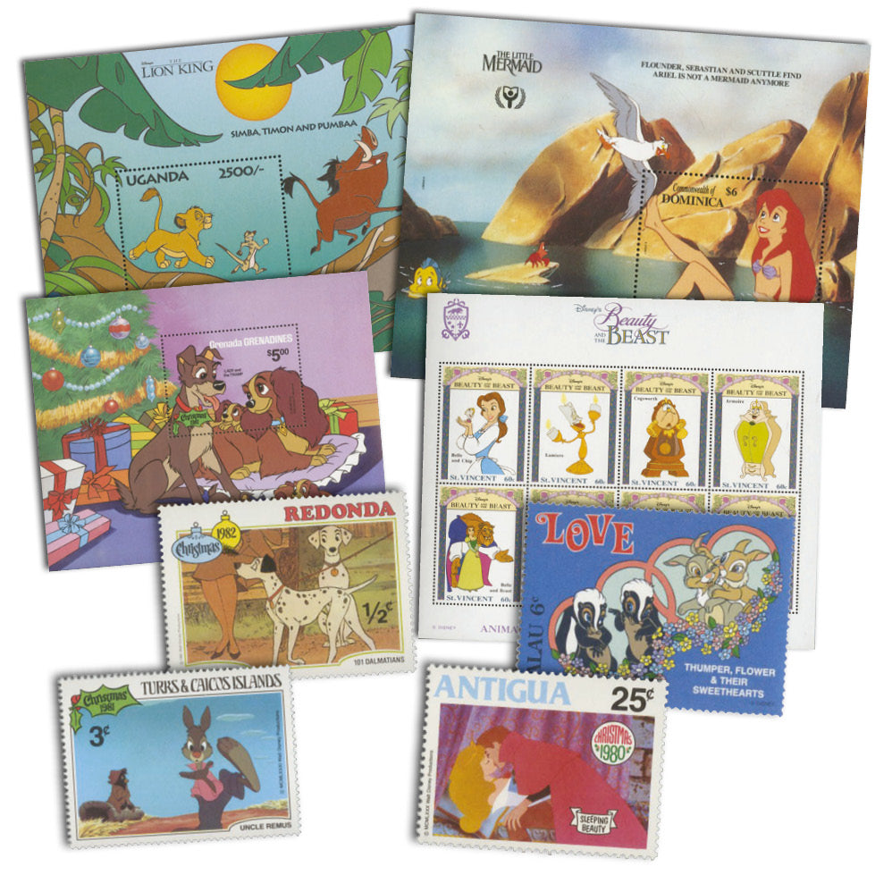 The Colourful World of Disney Stamp Collection