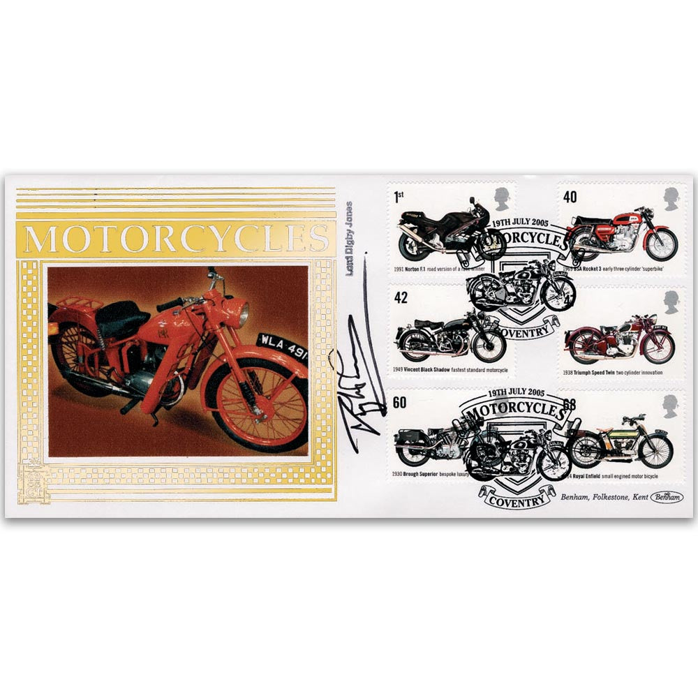 2005 Motorcycles GOLD 500 - Signed by Lord Digby Jones
