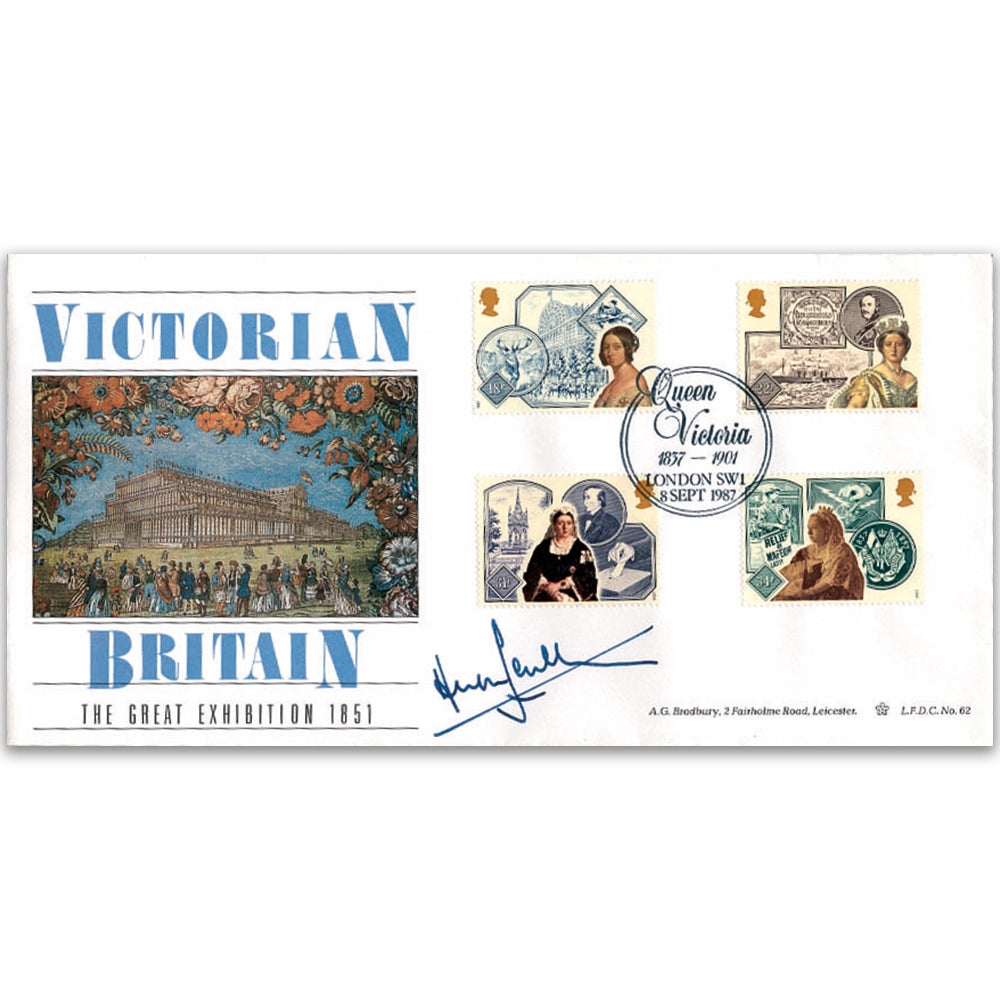 1987 Victorian Britain LFDC - The Great Exhibition - Signed by Hugh Sc