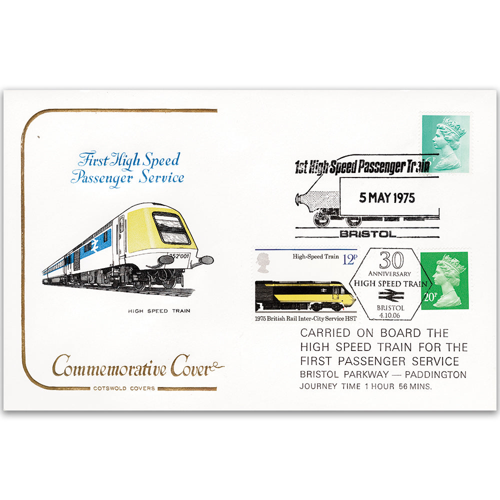 1975 First High Speed Passenger Service Bristol - Paddington Cotswold