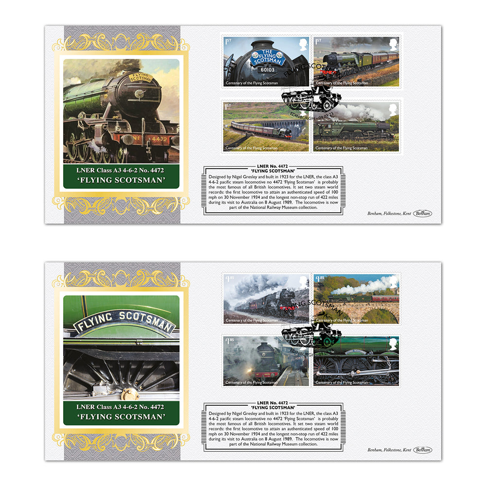 2022 Flying Scotsman Rail Series Pair of Covers