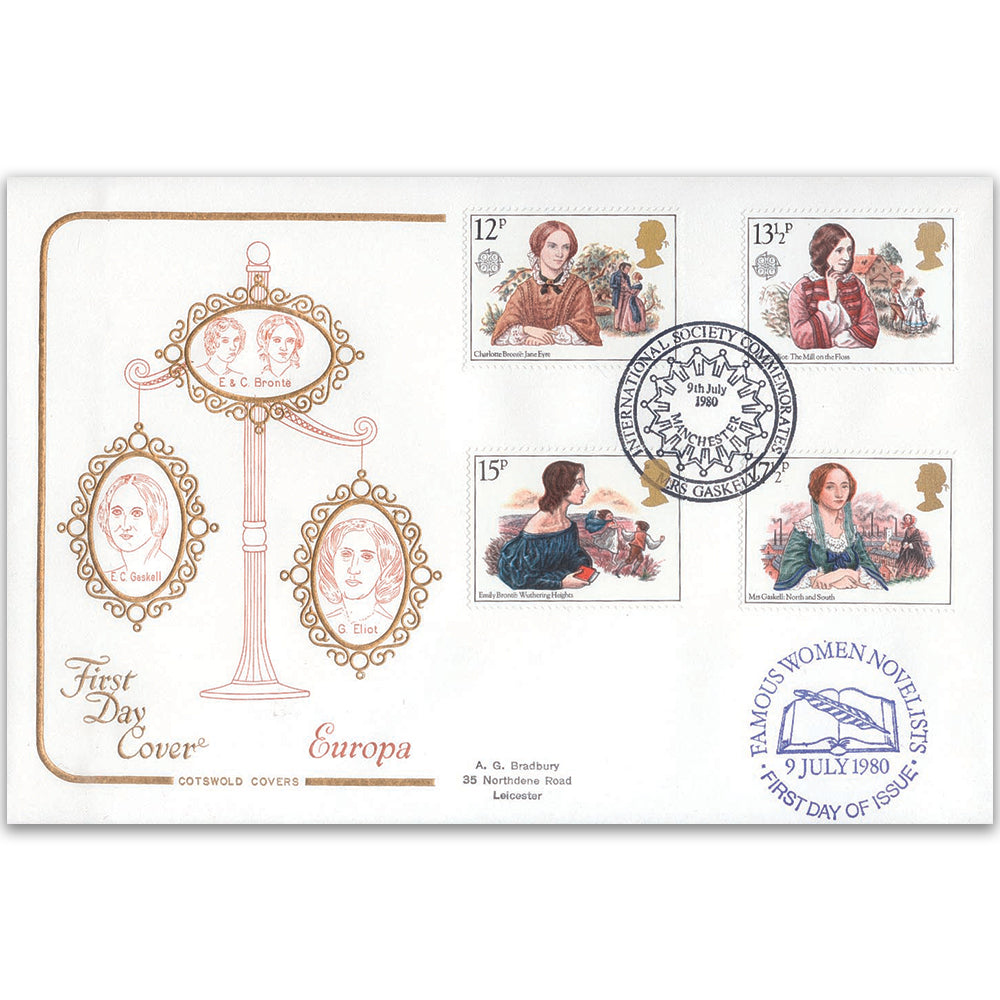 1980 Famous Authoresses Cotswold - 'International Society Commemorates